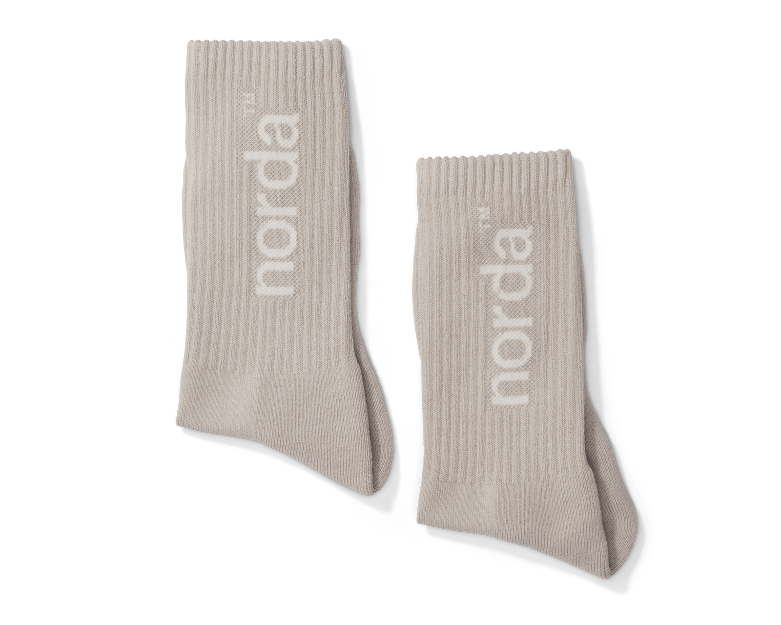 Unisex Lifestyle Sock - Grey Retro Sock | norda run