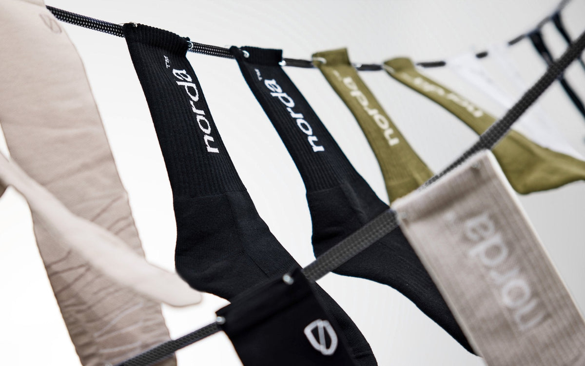 Unisex Lifestyle Sock - Sage Retro Sock | norda run